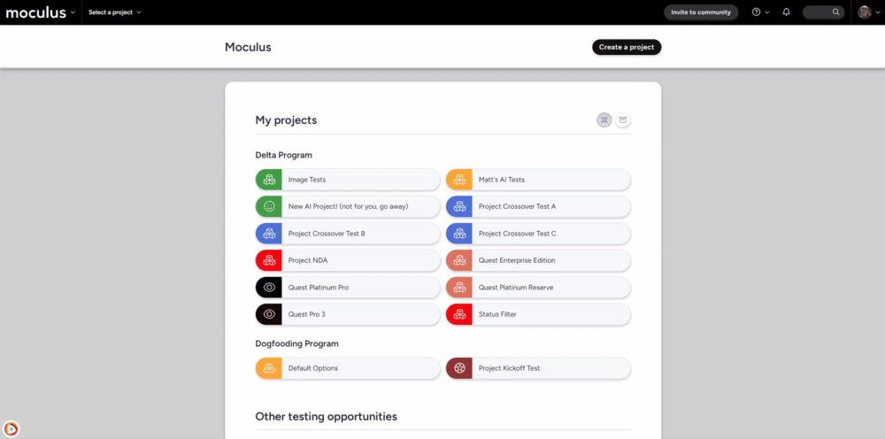 Centercode AI settings overview
